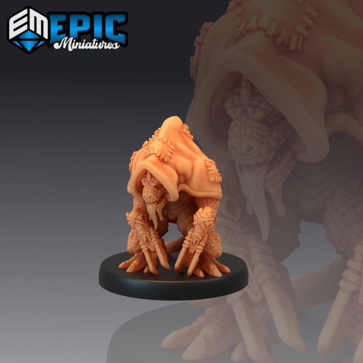 3D Printable Lizardfolk Hooded Claw Warrior / Reptile Soldier by Epic ...