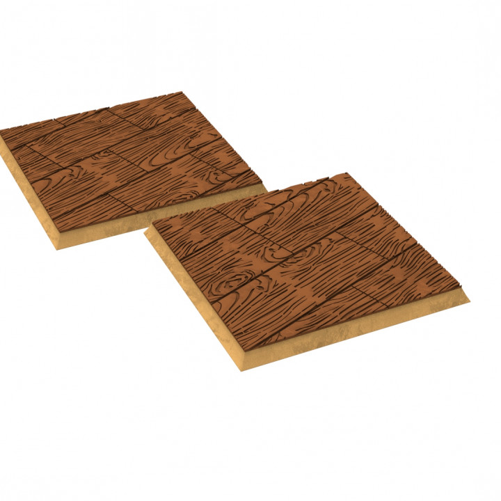 3D Printable Round, oval, hexagoanal, square, rectangular wooden bases ...