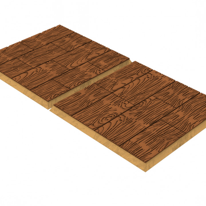 3D Printable Round, oval, hexagoanal, square, rectangular wooden bases ...