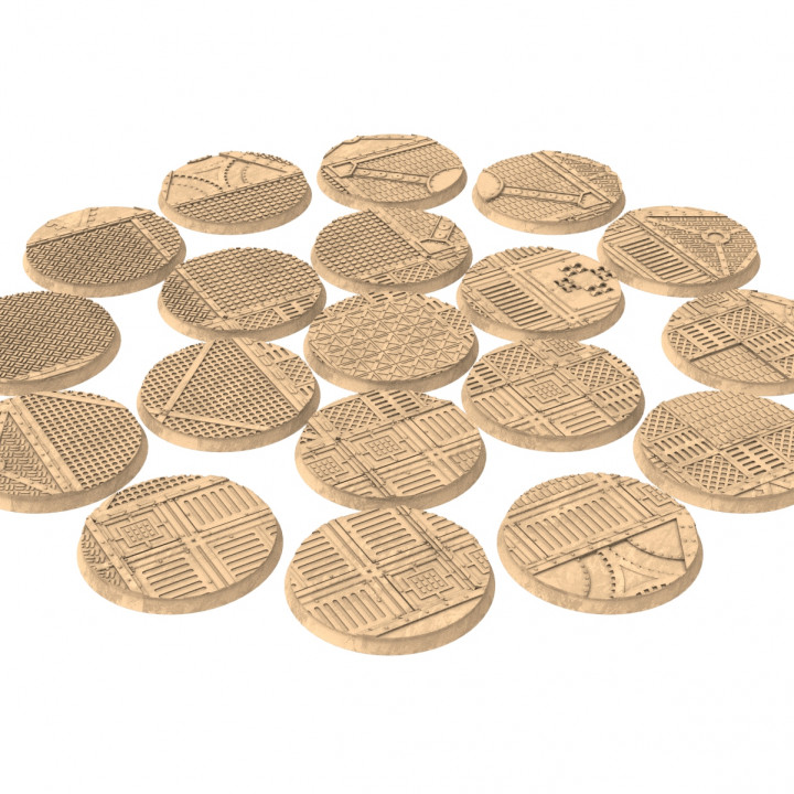 3D Printable Round, oval, square, rectangular, hexagonal, industrial ...