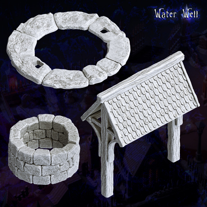 3D Printable Well by Gothic Things
