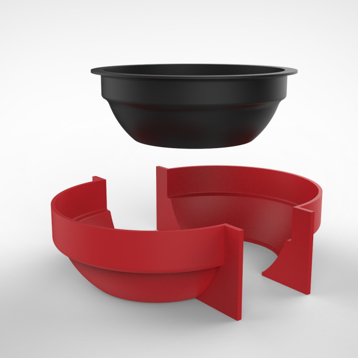 3D Printable BOWL MOLD by agustuin