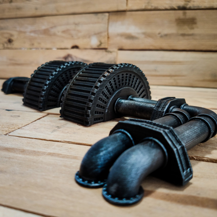 3D Printable Modular Pipe System for Tabletop and Dioramas by Fr3D ...