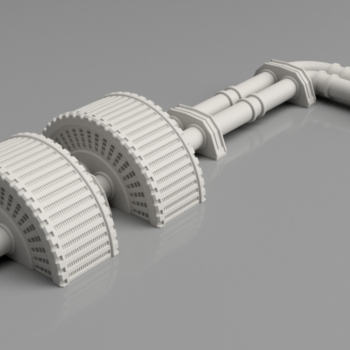 3D Printable Modular Pipe System for Tabletop and Dioramas by Fr3D ...