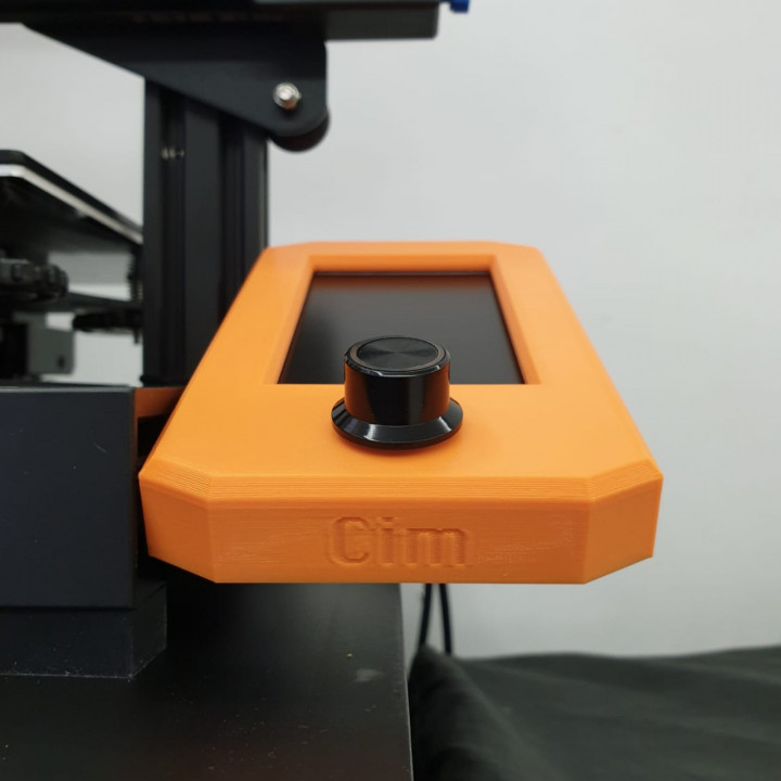 3D Printable Screen Cover Ender 3V2 by Leonard