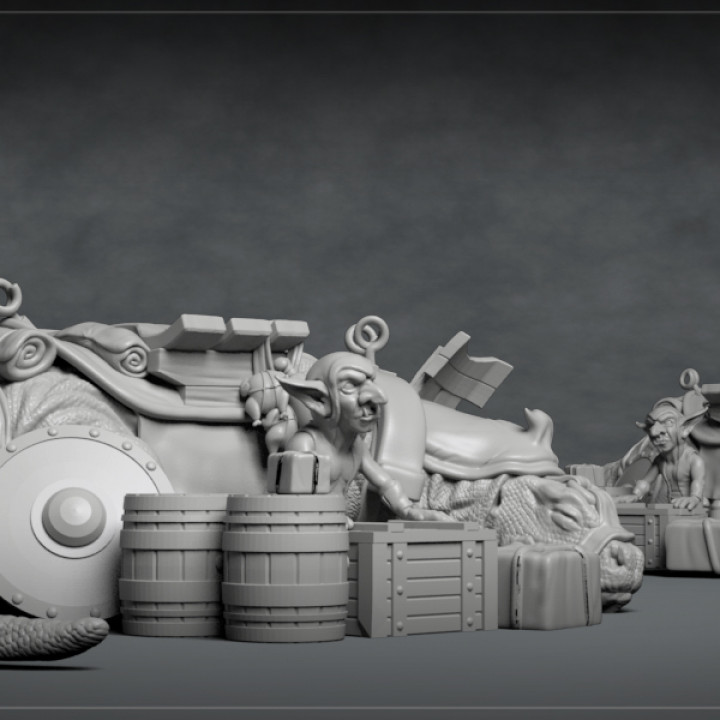 3D Printable Goblin Merchant - 3D Printable character - 2 Poses 3D ...