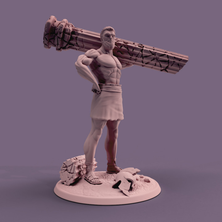 3D Printable Demigod / Hero by clynche art
