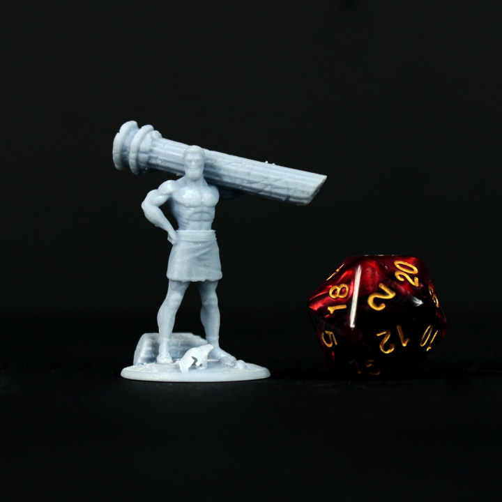 3D Printable Demigod / Hero by clynche art