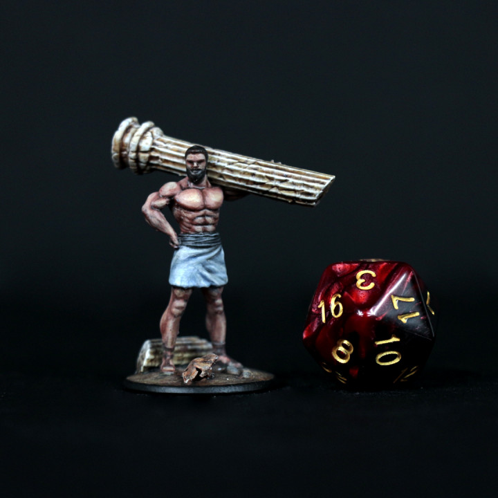 3D Printable Demigod / Hero by clynche art