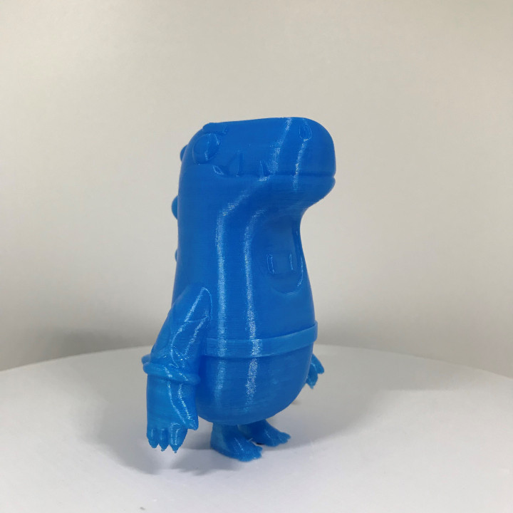 3D Printable Fall Guys T-Rex by Troy Slatton