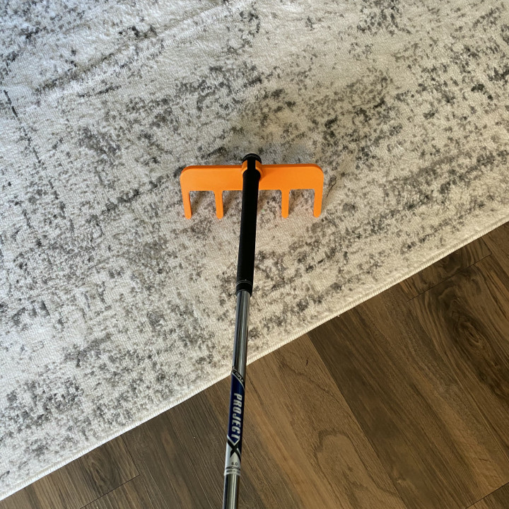 3D Printable Golf Club Rake by Brendan Duffy