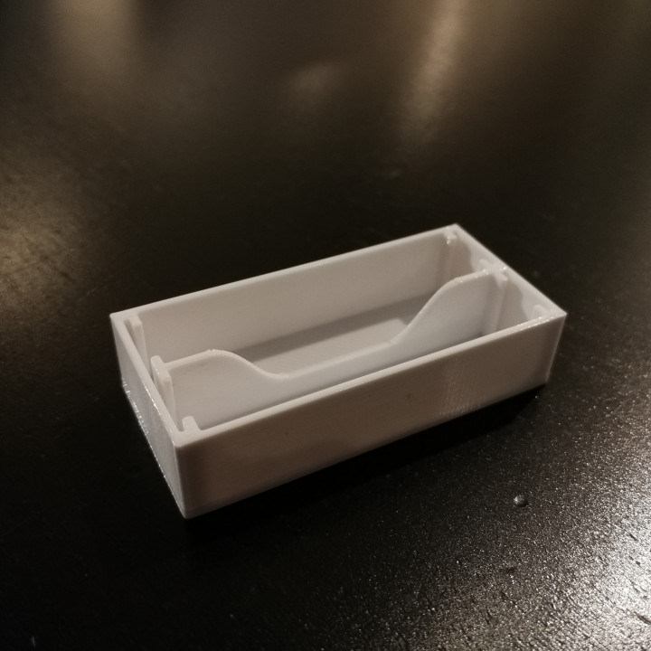 3D Printable Battery Case for 2x AAA batteries by Espen Ruud Schultz