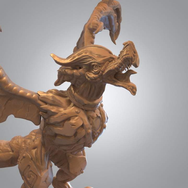 3D Printable Zaya- Demon form (Pre-supported) by Mojibake Collectibles