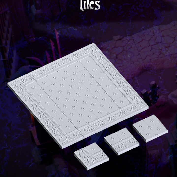 3D Printable Tiles by Gothic Things