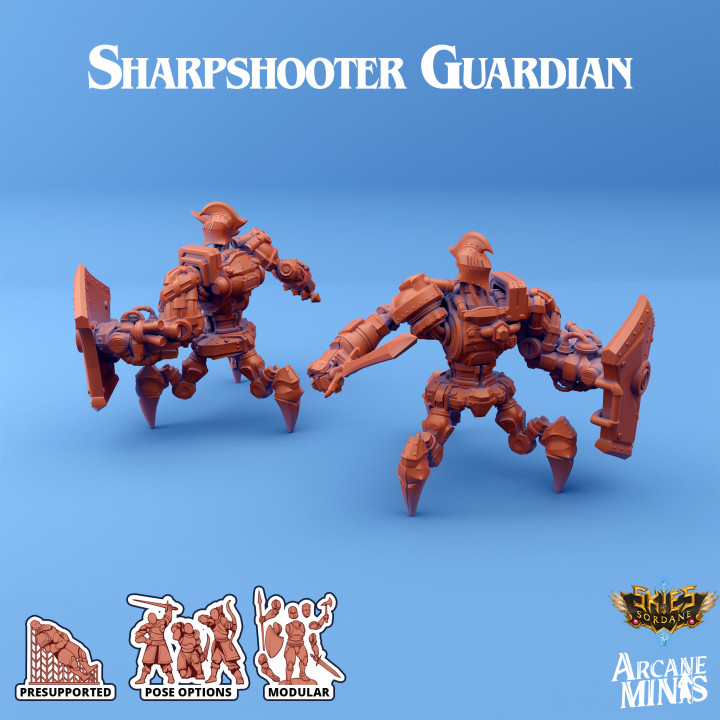 3D Printable Shard Guardian - Sharpshooter by Sordane Publishing