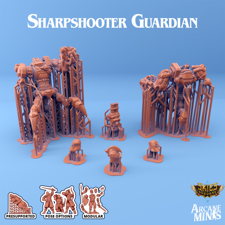 3D Printable Shard Guardian - Sharpshooter by Sordane Publishing