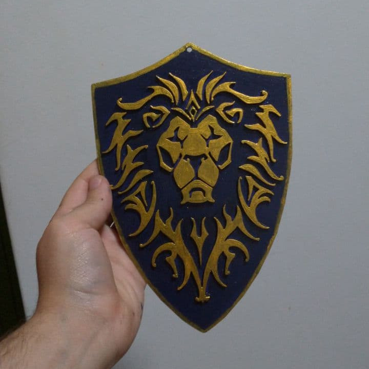 3D Printable Alliance Emblem Warcraft Movie by Alvaro Henrique