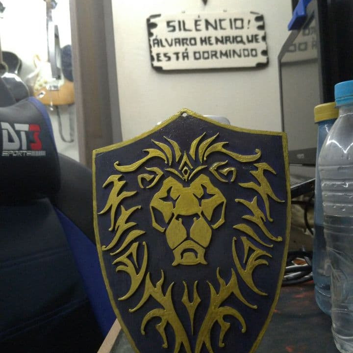 3D Printable Alliance Emblem Warcraft Movie by Alvaro Henrique