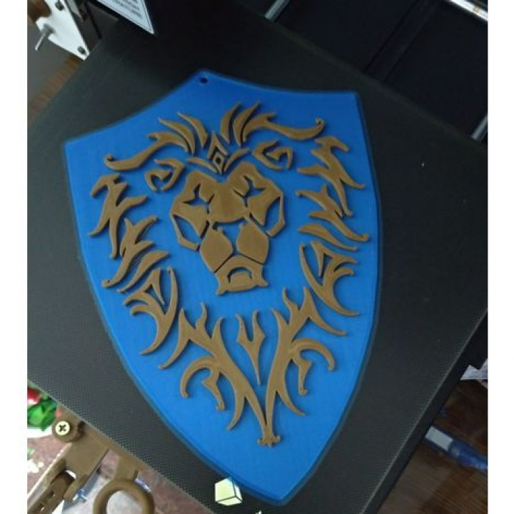 3D Printable Alliance Emblem Warcraft Movie by Alvaro Henrique