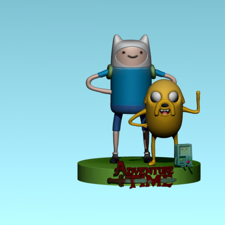 3D Printable Adventure Time by Derick Freitas