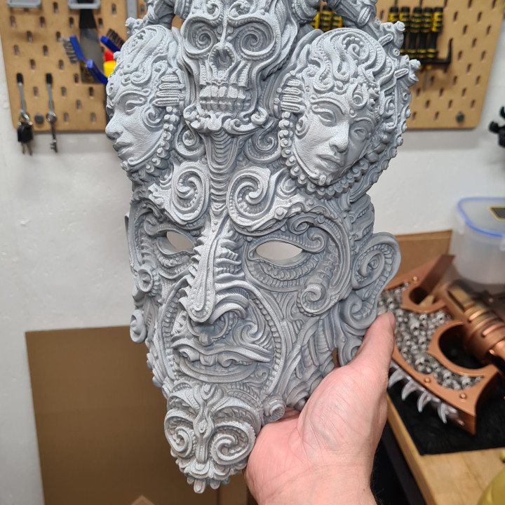 3D Print of "Olmec" Mask by thomasnielsen2