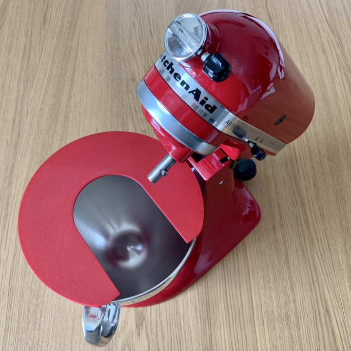 3D Printable KitchenAid splash guard by Gabor Penoff