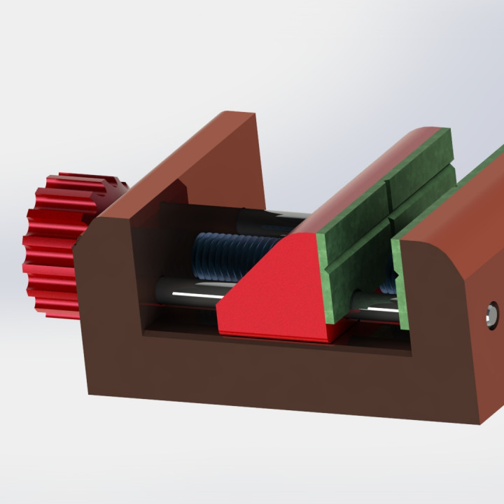 3D Printable Machine vice by Horst Mandlbauer