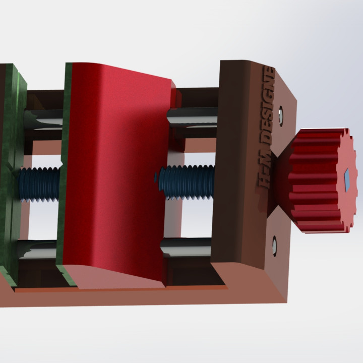 3D Printable Machine vice by Horst Mandlbauer