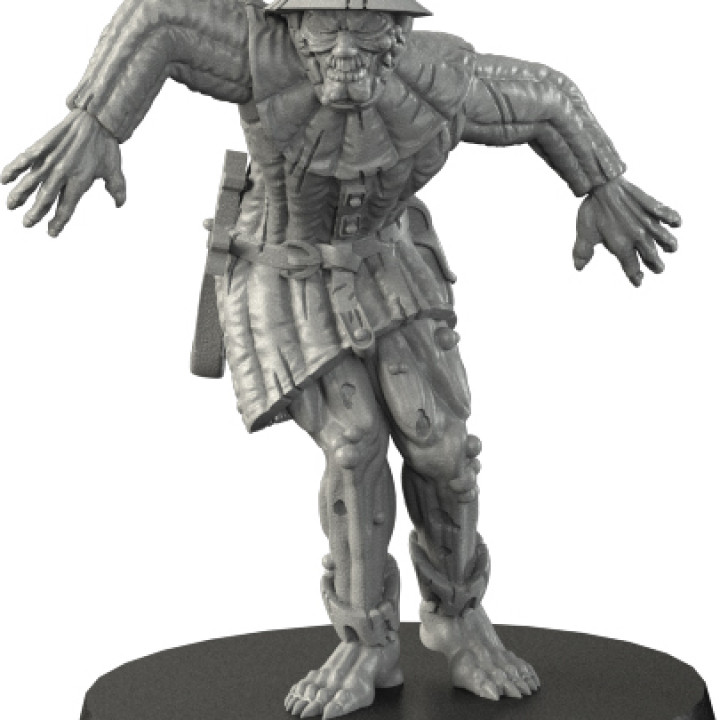 3D Printable Medieval Ghoul 4 by Crosslances