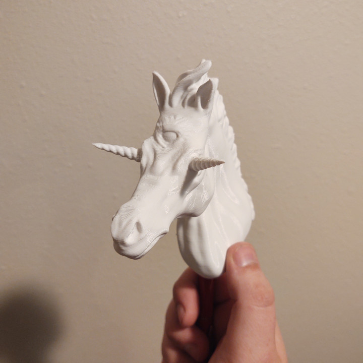 3D Print of The Bicorniclops bust by althompson