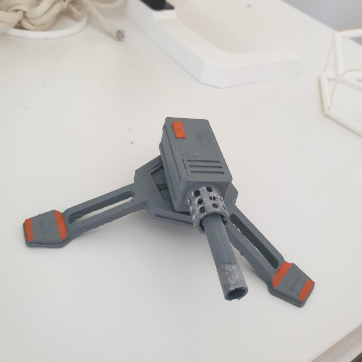 3D Printable Rimworld Mini-Turret by sjoerd