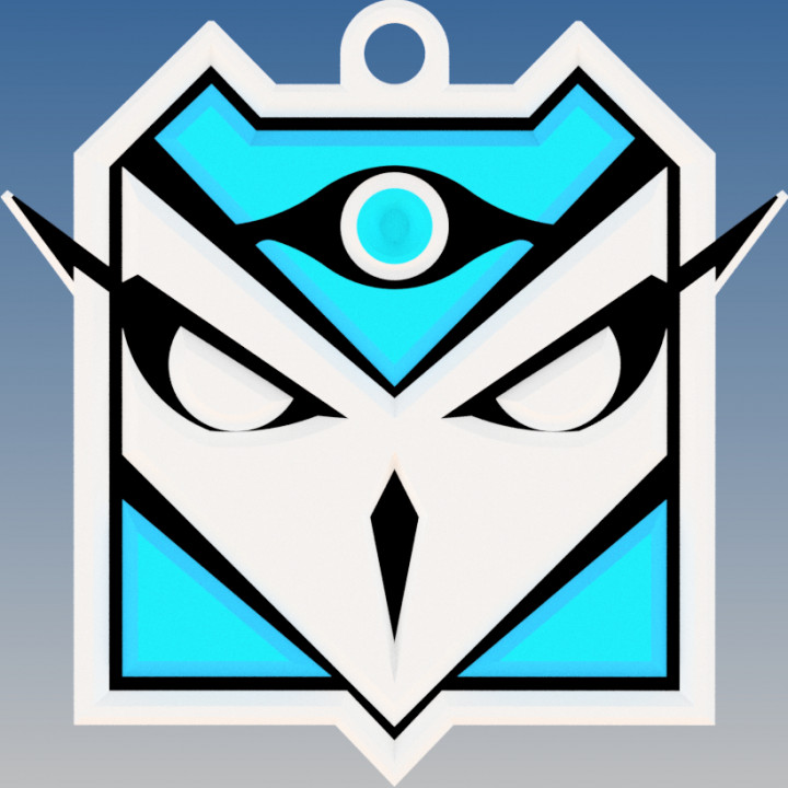 3D Printable Rainbow Six Siege Operator "Kali" Charm by Yifan Chen