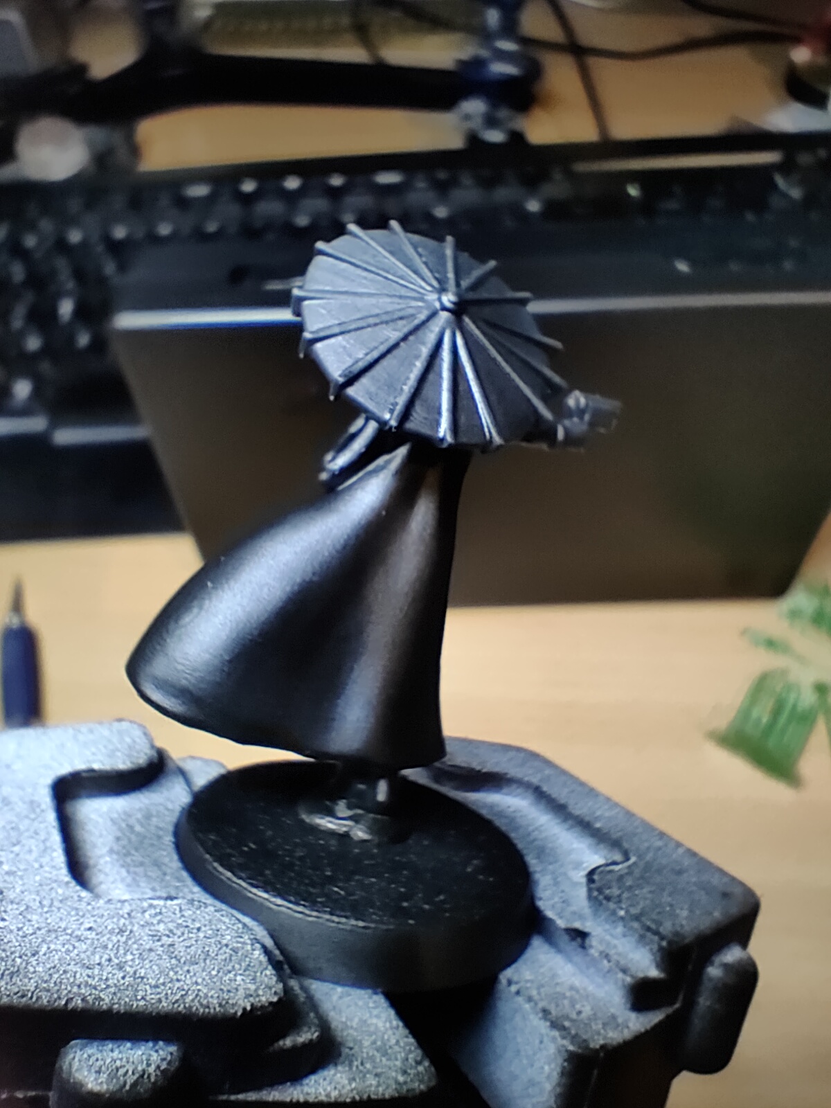 3D Printable Kimiko Cyberpunk Lady by Titan Forge Miniatures