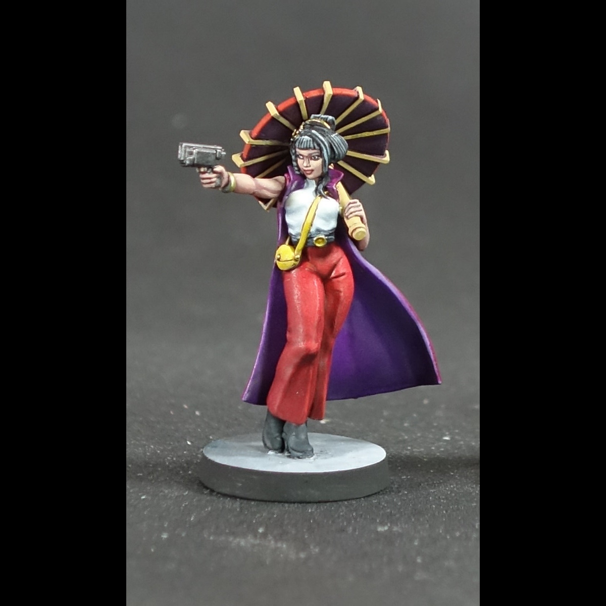 3D Printable Kimiko Cyberpunk Lady by Titan Forge Miniatures