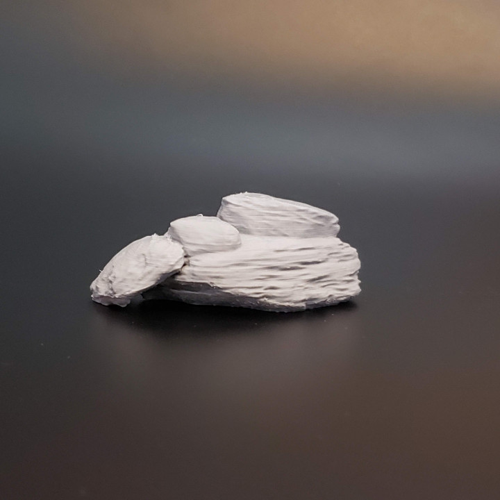 3D Printable Rock piles by Geektopia Games