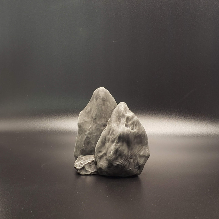 3D Printable Rock piles by Geektopia Games