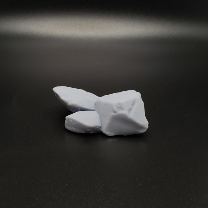 3D Printable Rock piles by Geektopia Games