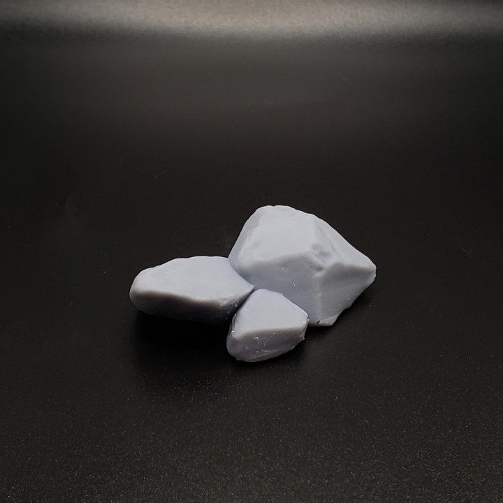 3D Printable Rock piles by Geektopia Games