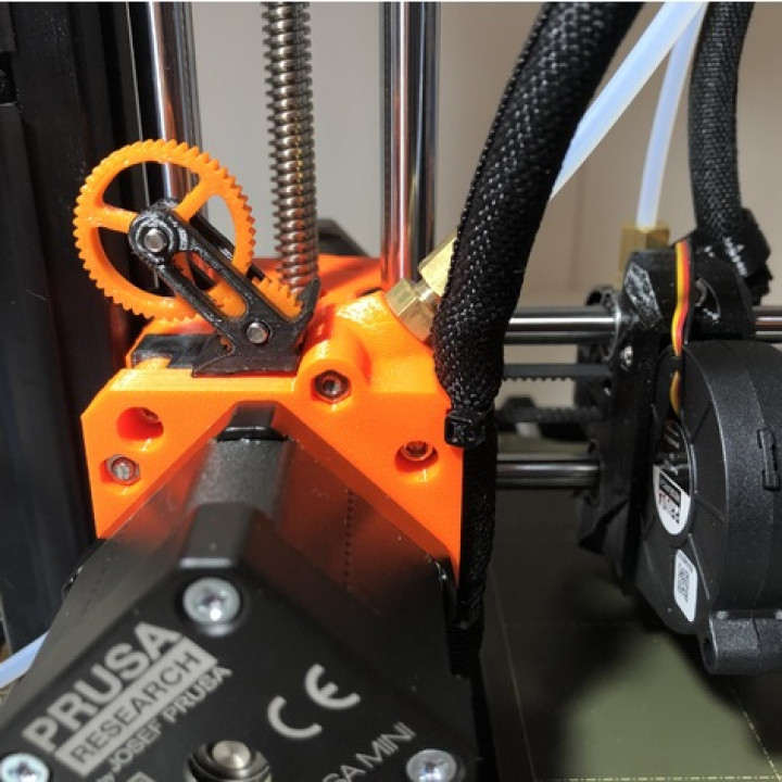 3D Printable Prusa Mini Extruder motion flag by Andrea