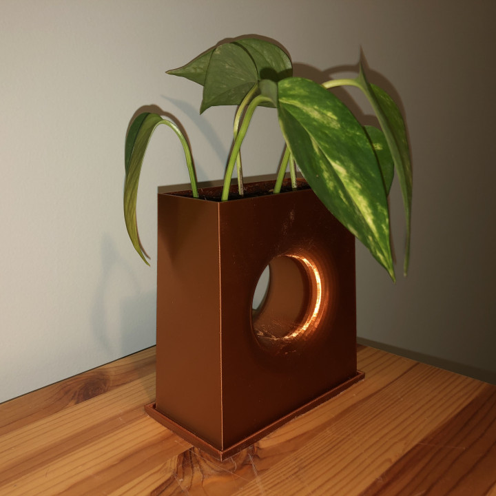 3D Printable Cut-out Planter by Madison Greco