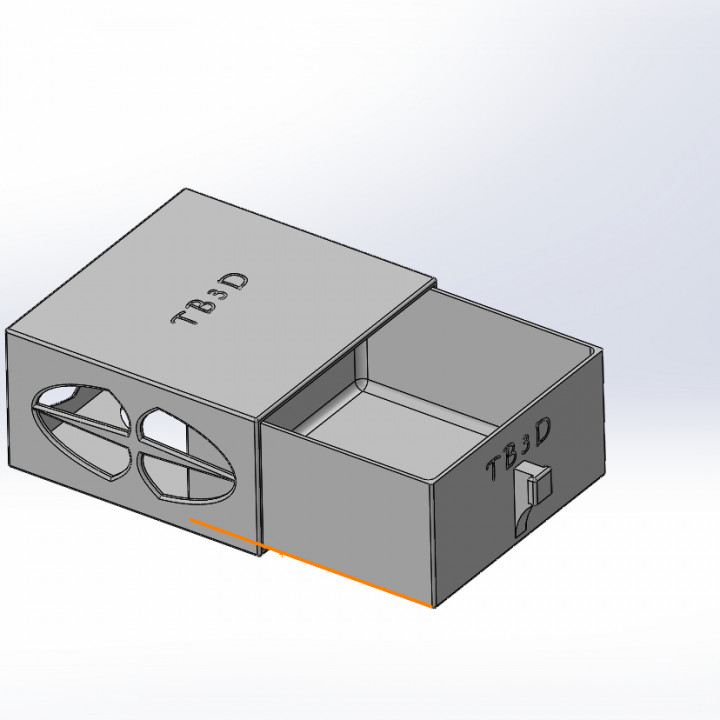 3D Printable Resistor Box or Tool box by TB3D