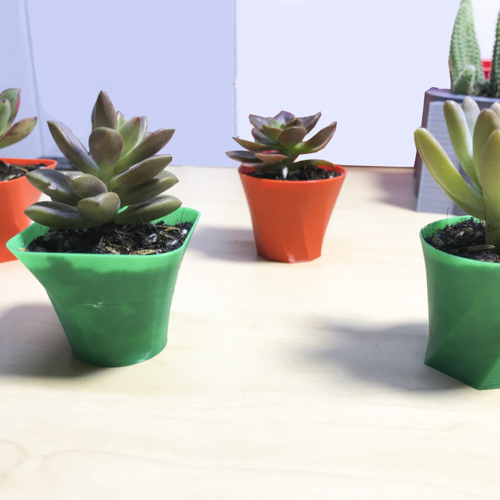 3D Printable flower pot by TB3D