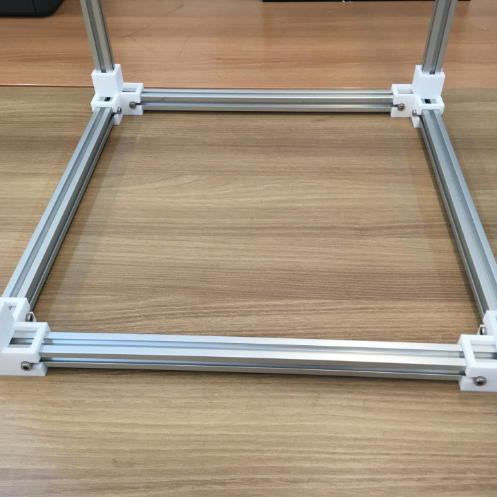 3D Printable A 3-way corner bracket for 2020 aluminum extrusion by ...