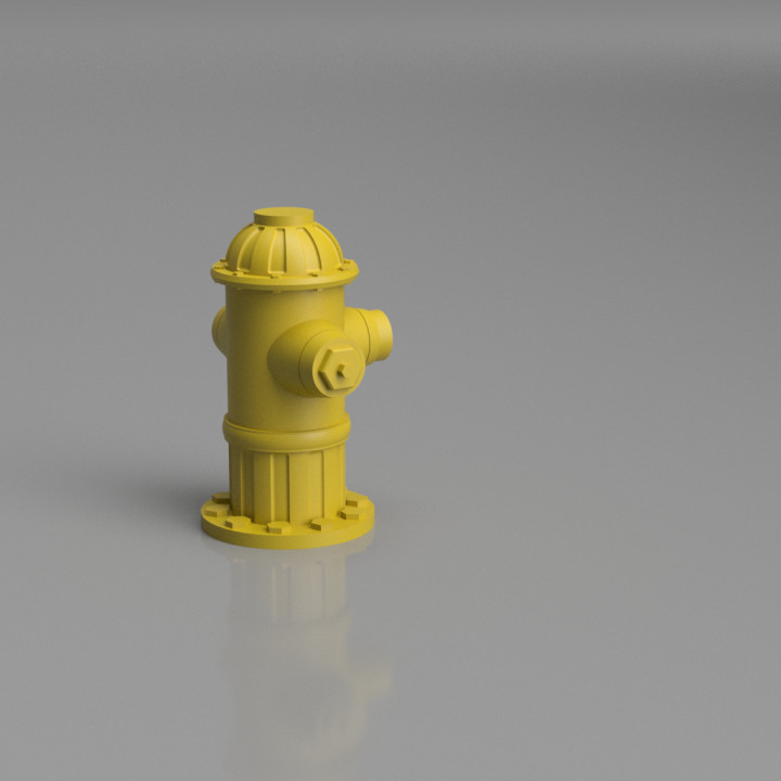 3D Printable Fire Hydrant model prop for Diorama and Tabletop games by ...