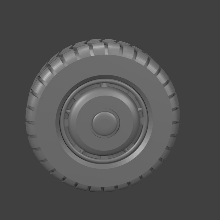 3D Printable Car wheel by Tiny Furniture