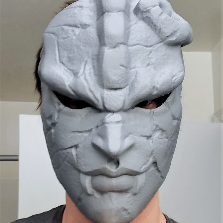 3D Print of Jojo's Bizarre Adventure - Jojo Stone Mask by 3DPrintModelStore