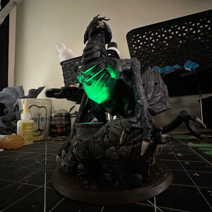 3D Print of Illithid Dragon by Train