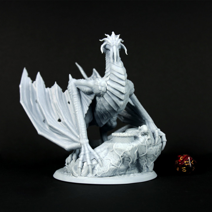 3D Printable Illithid Dragon by clynche art