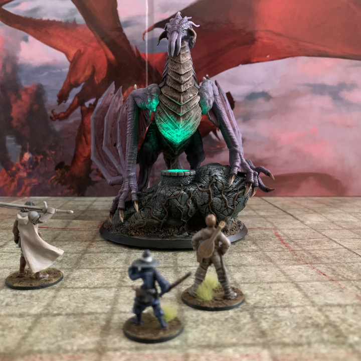 3D Print of Illithid Dragon by Andrew34