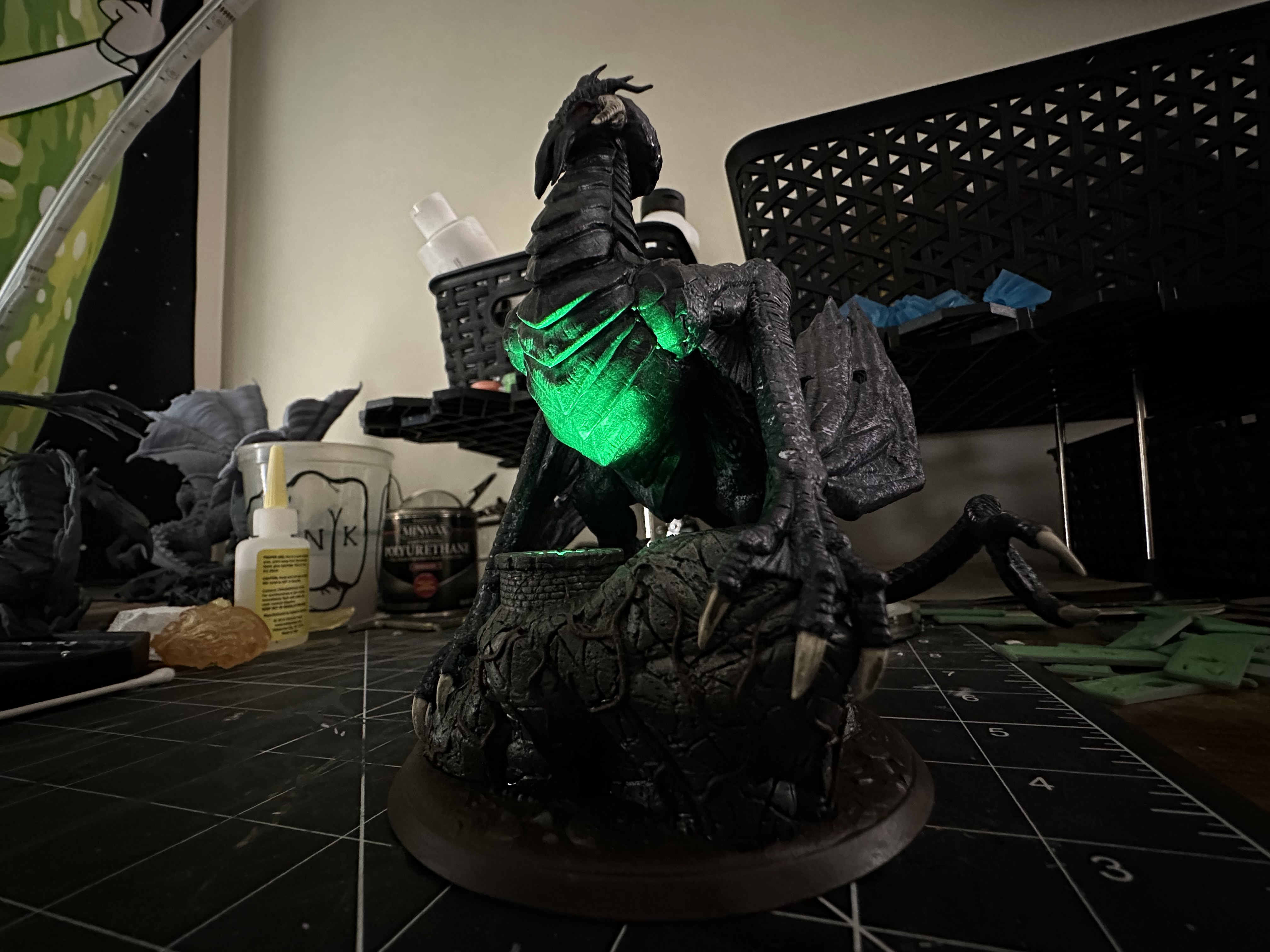3D Printable Illithid Dragon by clynche art